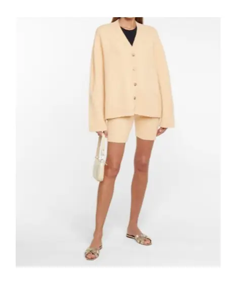 Nanushka Siu Ribbed-knit Biker Shorts