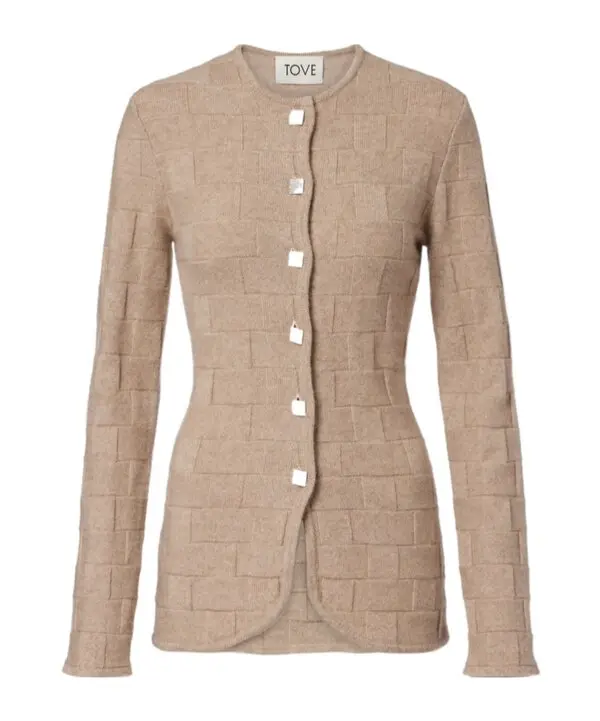 Tove Cashmere Cardigan - Beige
