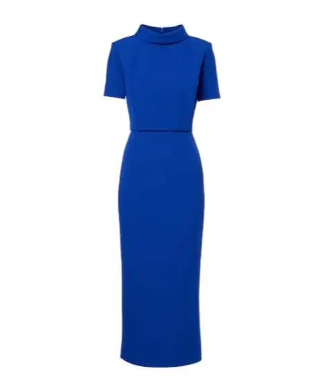 Roland Mouret Crêpe Midi Dress