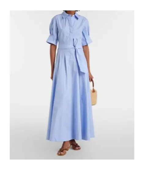 Simkhai Truman Striped Cotton Maxi Dress