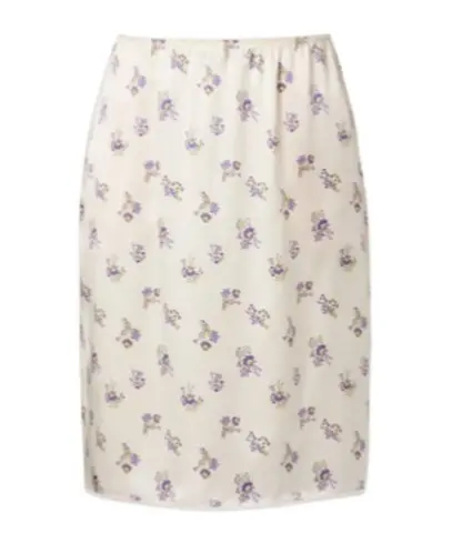 Dorothee Schumacher Shiny Daydream Silk Satin Midi Skirt - White
