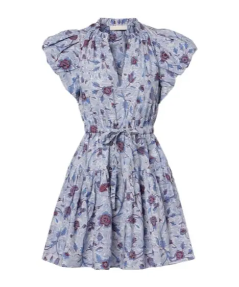 Ulla Johnson Izel Floral Cotton Minidress