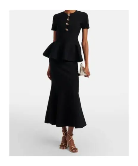 Roland Mouret Knitted Midi Skirt