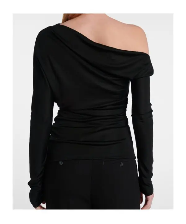 Tove Asymmetrical Design Long Sleeve Cover-up