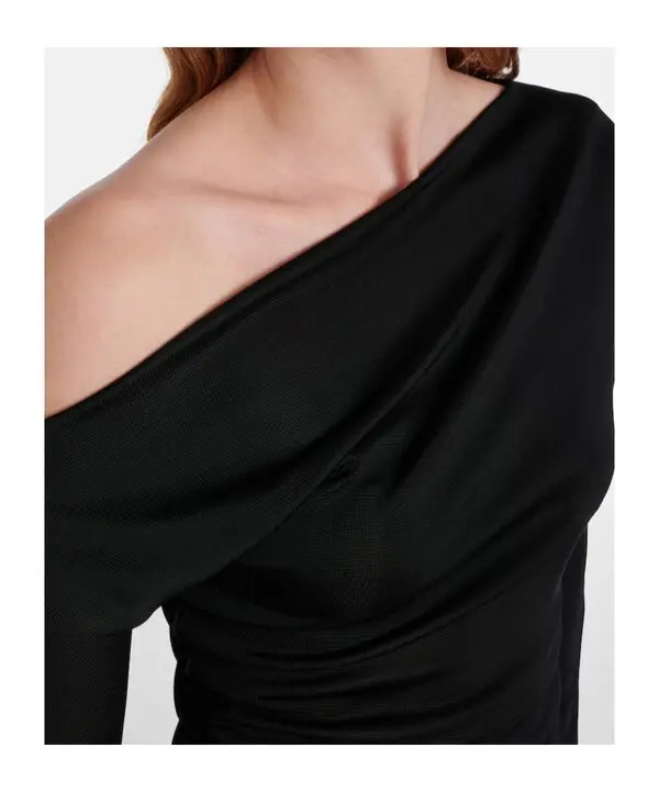 Tove Asymmetrical Design Long Sleeve Cover-up