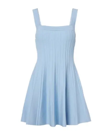 Simkhai Indie Ribbed-knit Minidress