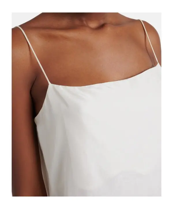 Dorothee Schumacher Lace-trimmed Silk Top