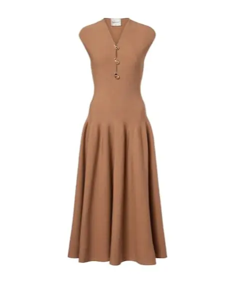 Roland Mouret Embellished Midi Dress