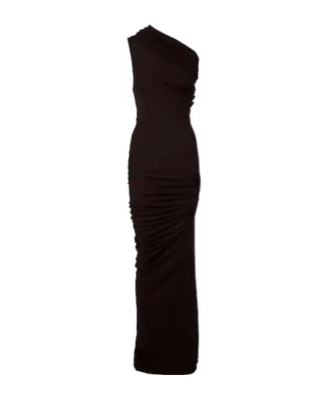 ENTIRE STUDIOS One-shoulder Cotton-blend Jersey Gown