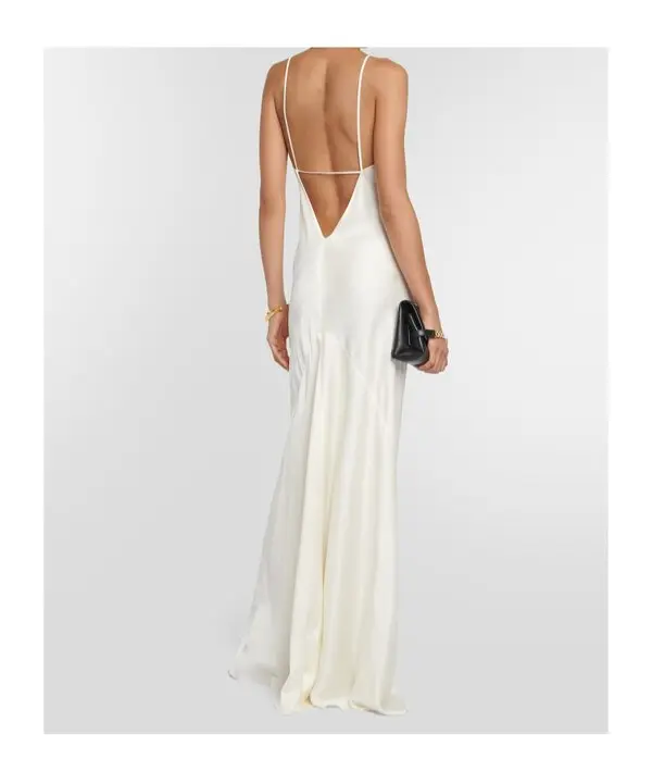 Victoria Beckham Satin Slip Dress