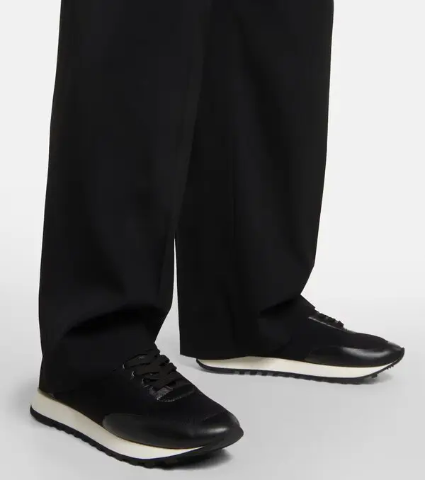 THE ROW Round-toe Low-top Sneakers