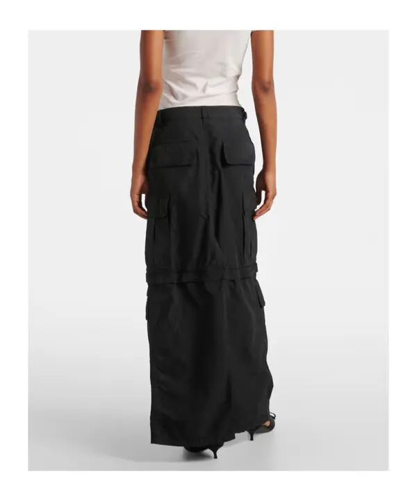 Balenciaga Cotton-blend Ripstop Cargo Skirt