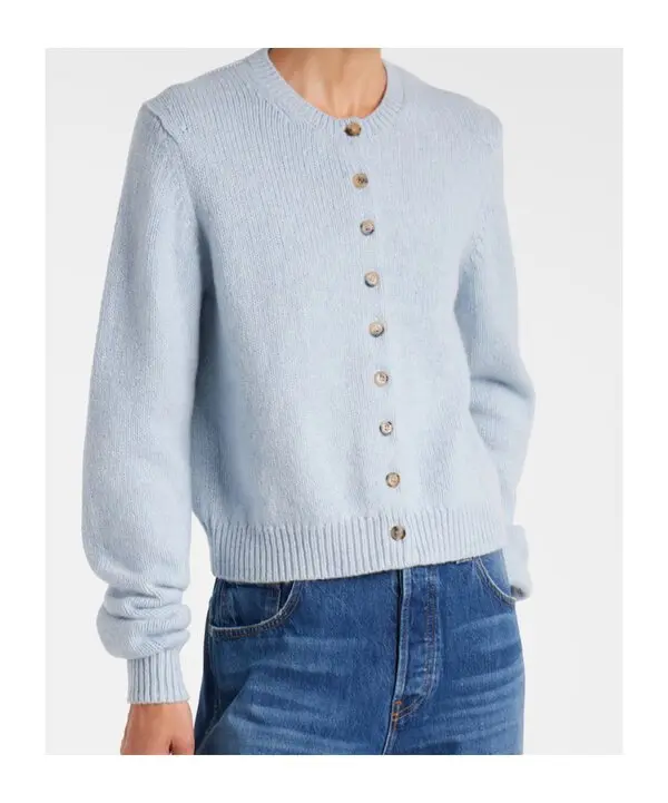 Khaite Everheart Cashmere Cardigan