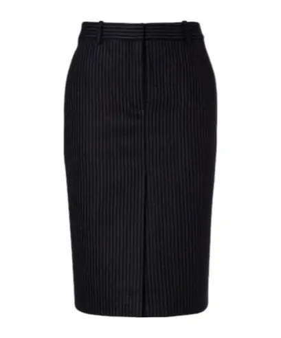 Nina Ricci Pinstriped Wool-blend Pencil Skirt