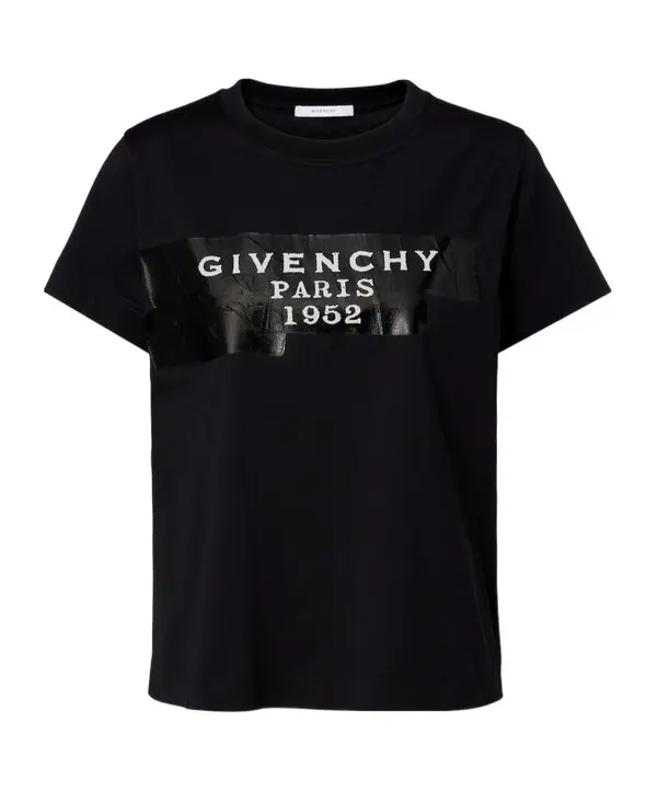 Givenchy Distressed Printed Cotton Jersey T-shirt