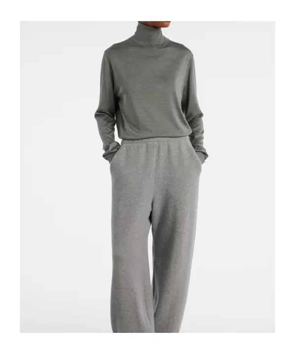THE ROW High-neck Long-sleeved Sweater