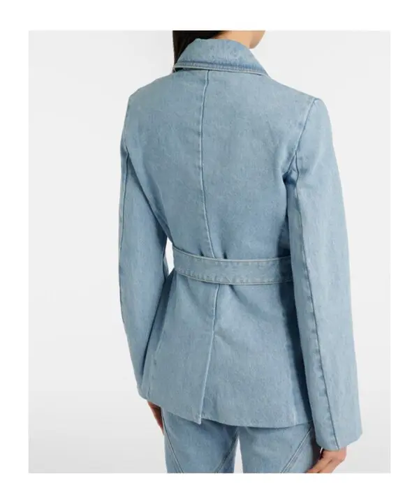 Nina Ricci Belted Denim Jacket