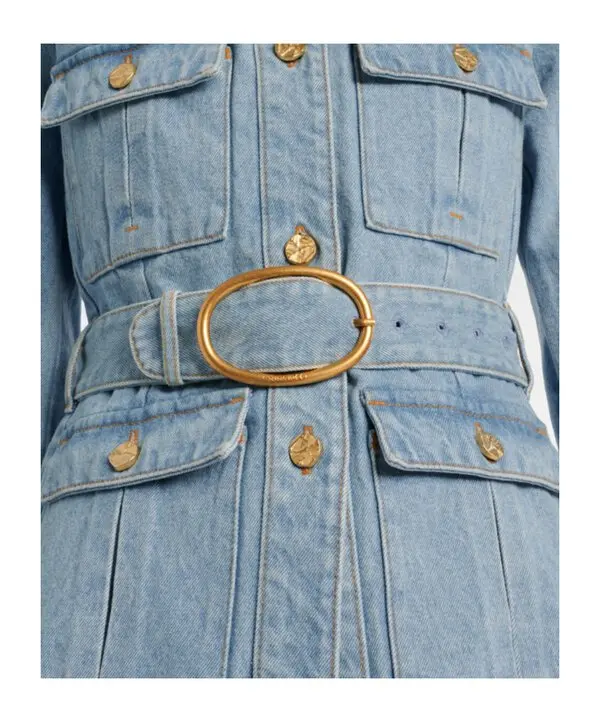 Nina Ricci Belted Denim Jacket