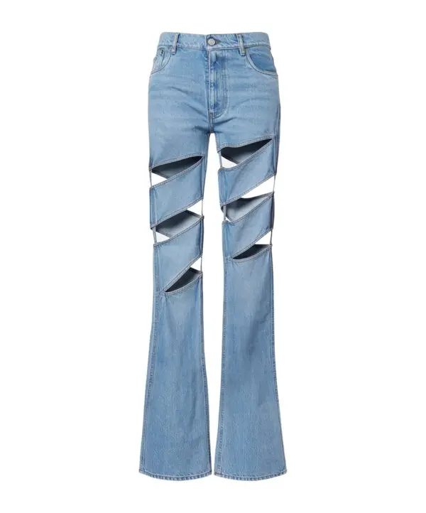 Coperni Spiral Wide-leg Jeans