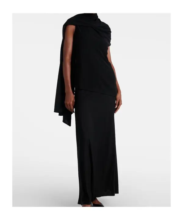 THE ROW Isadra Draped Jersey Top