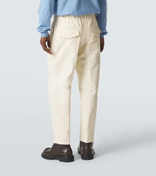 JIL SANDER Cotton Tapered Pants