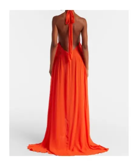 Blumarine Ruffled Georgette Gown