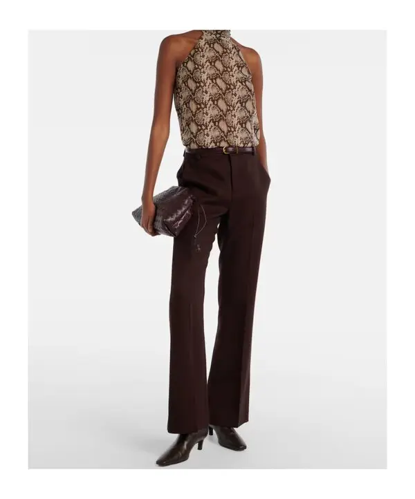 NILI LOTAN Sleeveless Snake Print Kaftan