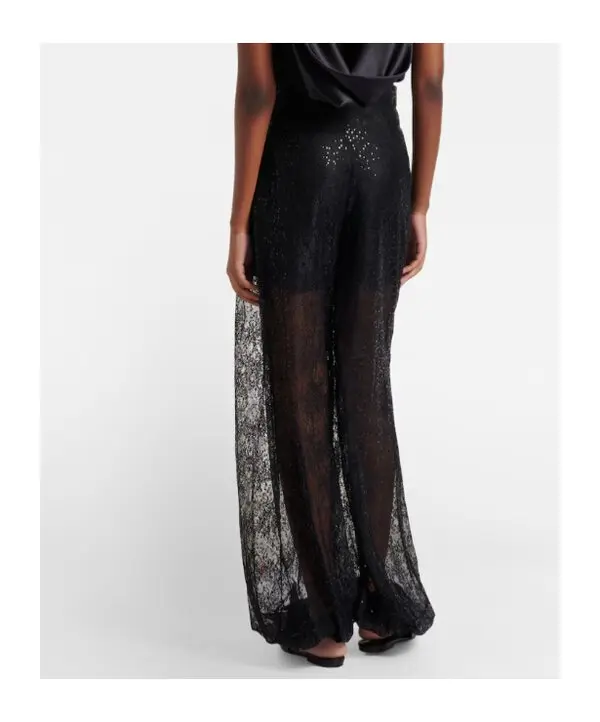 Nina Ricci Sequined Lace Balloon Pants