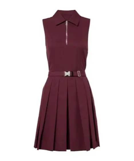 Tory Burch Pleated Tennis Dress - Red