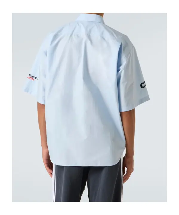 Balenciaga Oversized Cotton Poplin Shirt