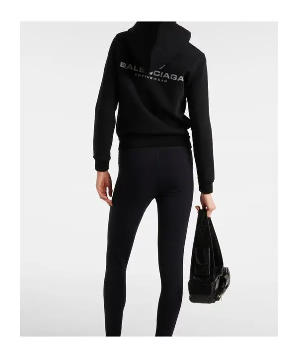 Balenciaga Cotton-blend Jersey Hoodie