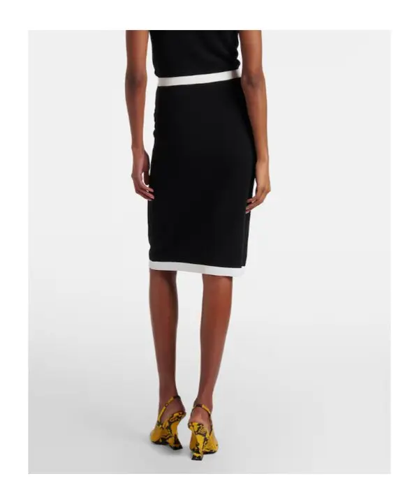 Nina Ricci Ribbed-knit Pencil Skirt