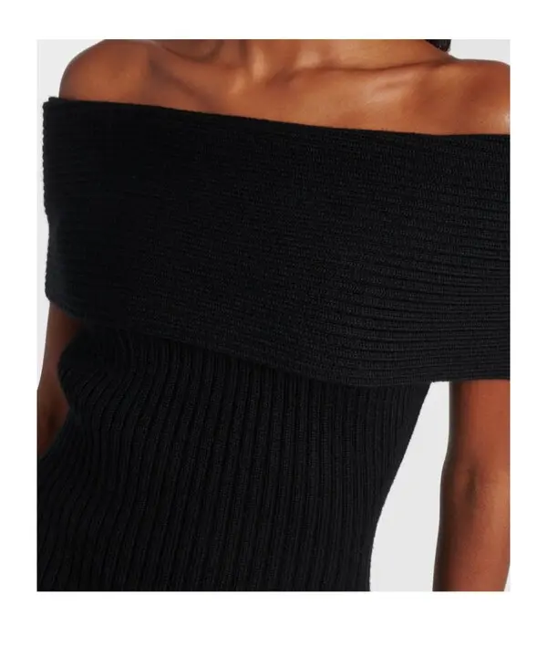 Givenchy Ribbed-knit Wool And Alpaca-blend Minidress