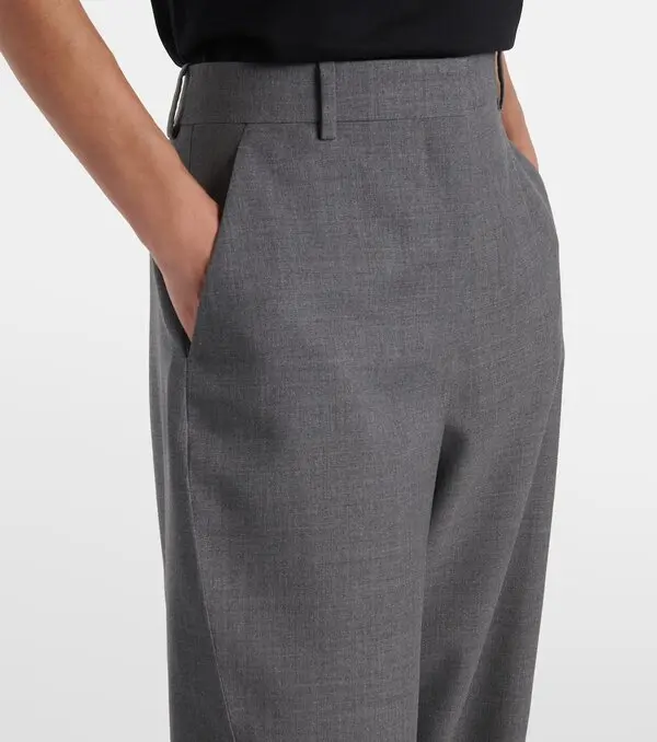 Givenchy Cocoon Wool Wide-leg Pants