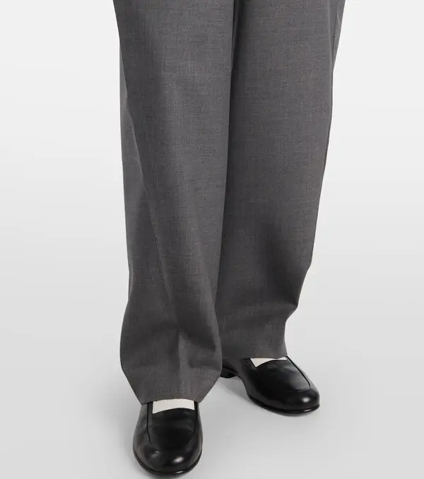 Givenchy Cocoon Wool Wide-leg Pants