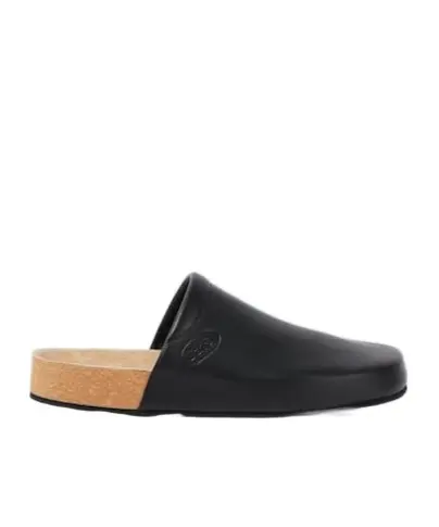 Balenciaga X Scholl Leather Mules