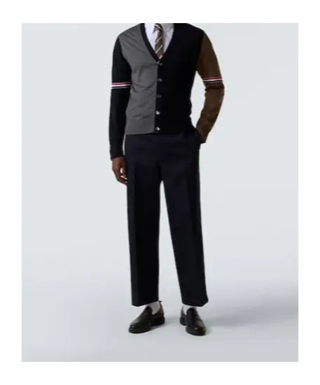 Thom Browne Cotton Twill Straight Pants