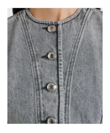 Sportmax Orli Denim Vest