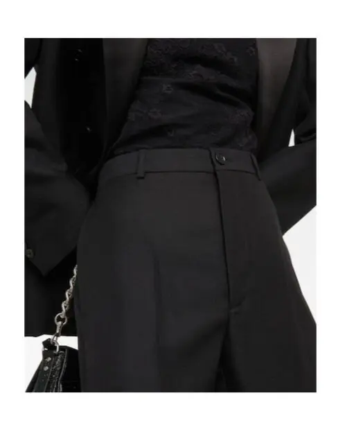 Balenciaga High-rise Virgin Wool Pants