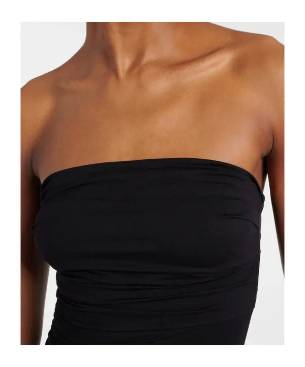 AGOLDE Pleated Open-back Bodysuit