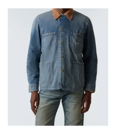 Ralph Lauren Stockton Corduroy-trimmed Denim Jacket