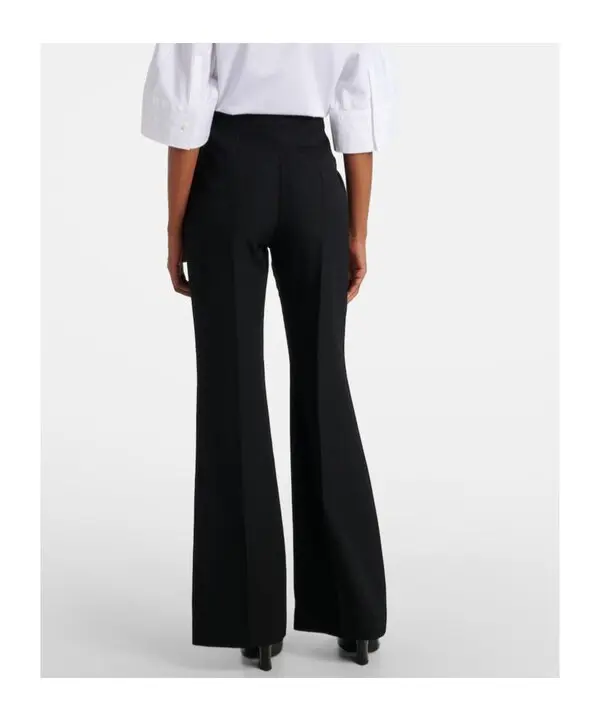 Givenchy Mid-rise Wool Flared Pants