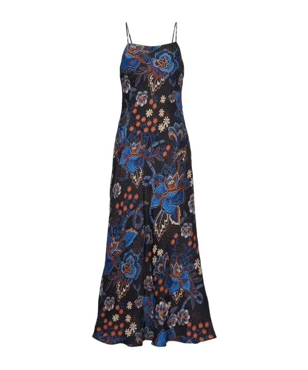 Farm Rio Snakes Bouquet Maxi Dress