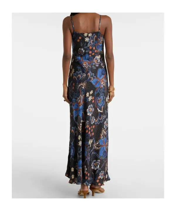 Farm Rio Snakes Bouquet Maxi Dress