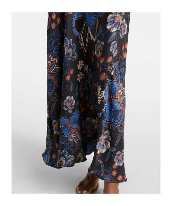 Farm Rio Snakes Bouquet Maxi Dress