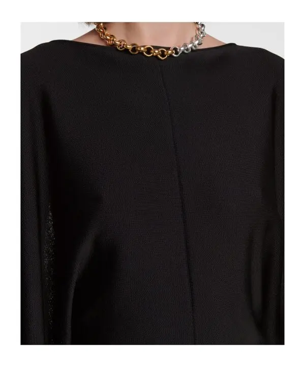 Victoria Beckham Stretch Knit Midi Dress