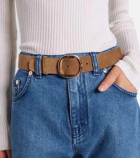 Gabriela Hearst Elster Suede Belt