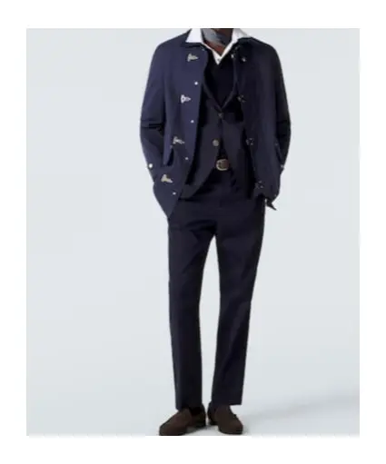 Dunhill Collared Long-sleeved Sweatshirt