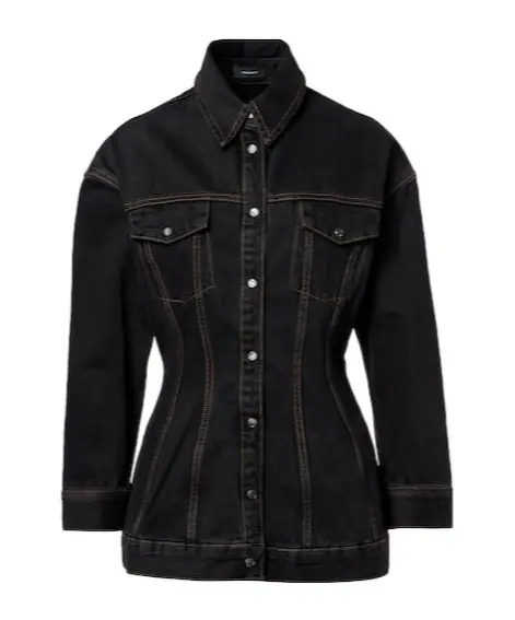 Wardrobe.NYC Denim Jacket With Nipped Waist