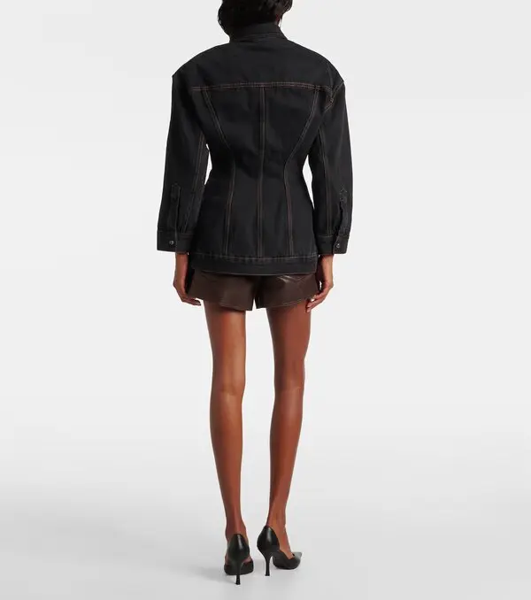 Wardrobe.NYC Denim Jacket With Nipped Waist
